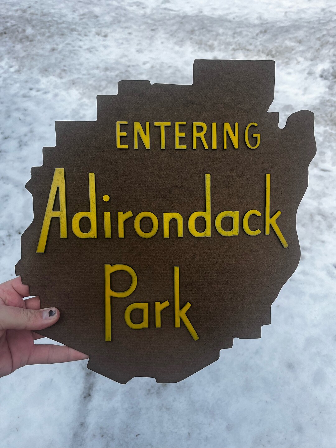 Adirondack Park Replica Sign / Entering Adirondack Park / Adirondack ...