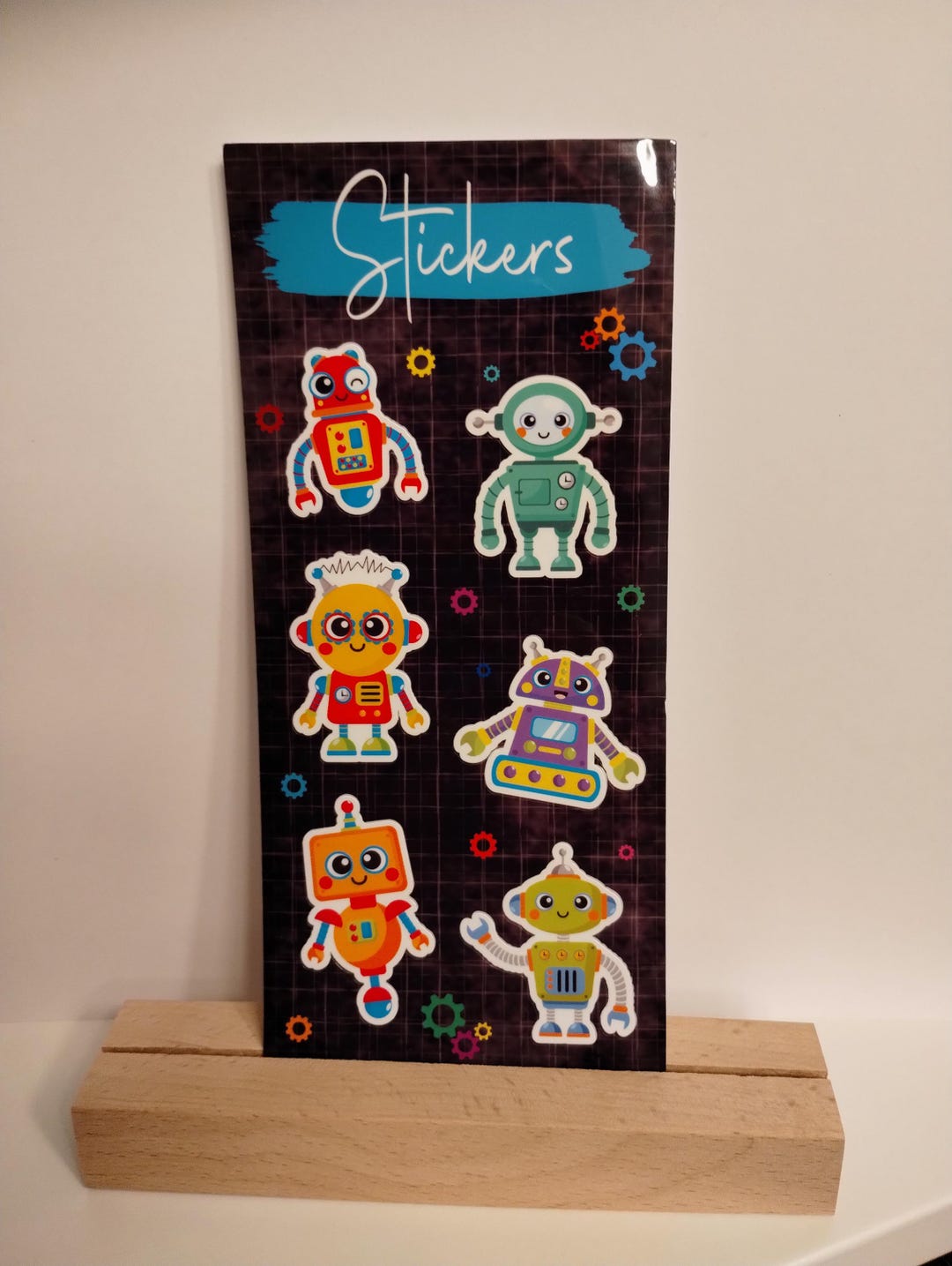 Robots Sticker Sheet, Cute Gifts for Kids, Great Stocking Stuffers ...