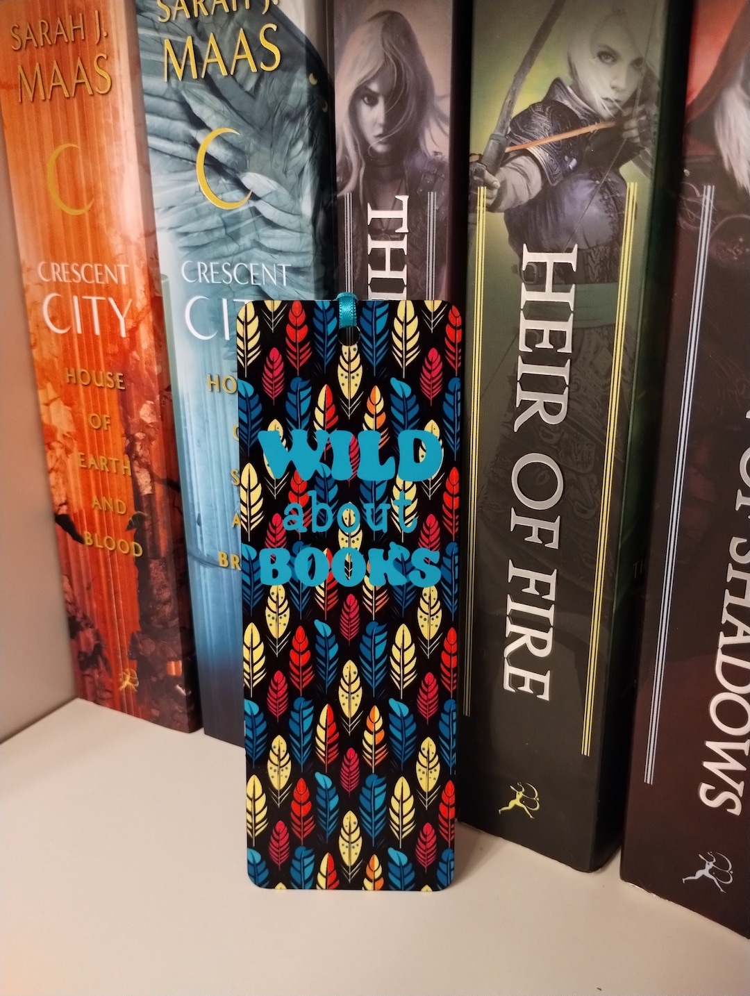Wild About Books Metal Two Sided Bookmark - Etsy