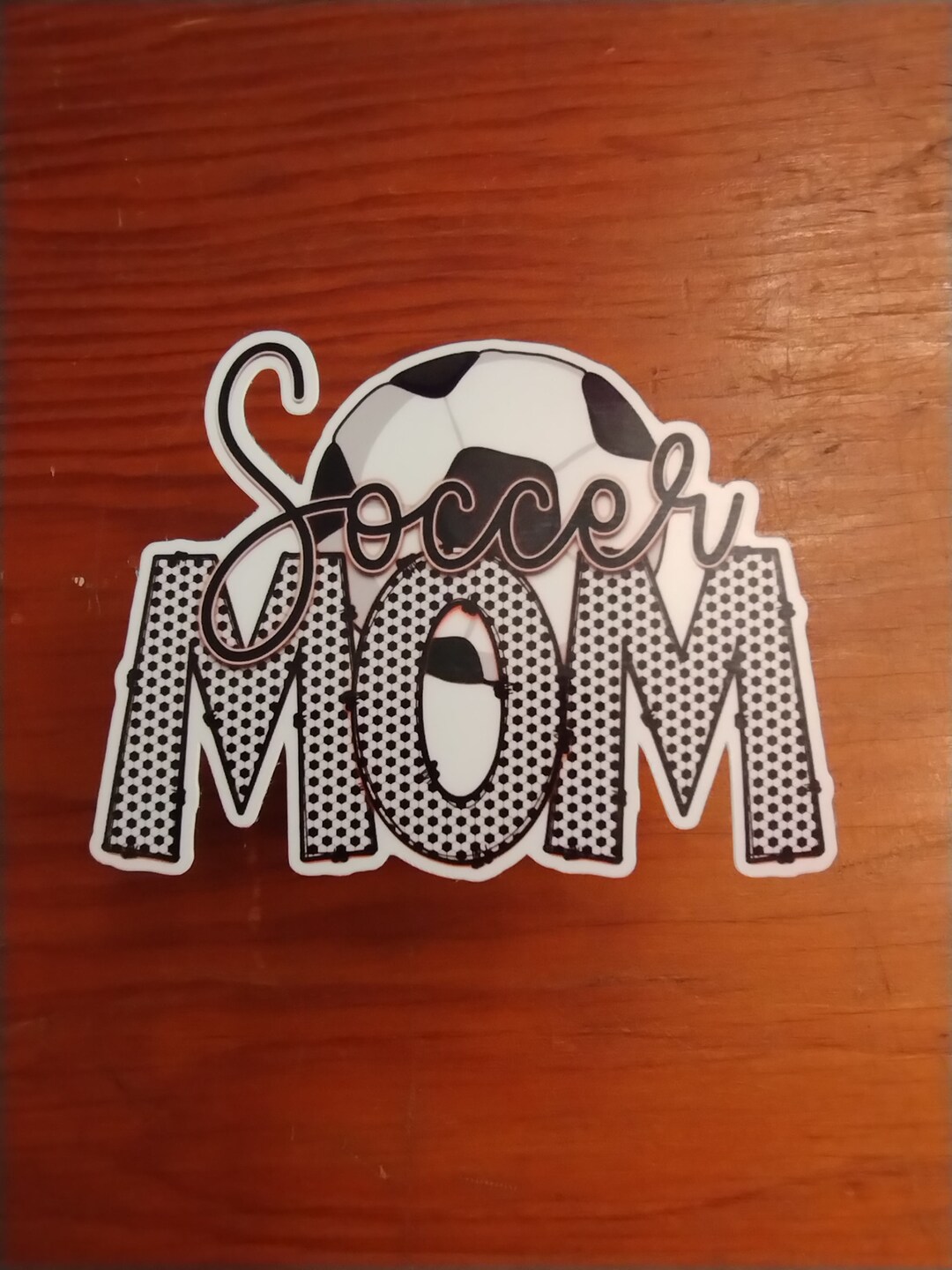 Soccer Mom Sticker Waterproof Vinyl Glossy Finish Decal Sports Mom ...