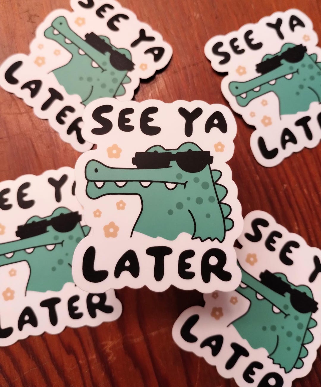See Ya Later Alligator Sticker, Funny Kid Jokes, Children's Stickers ...
