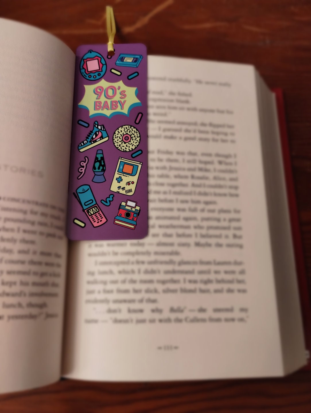 90's Baby Bookmark, Metal, Two-sided, Book Nerd, Bookish Gifts, Custom ...