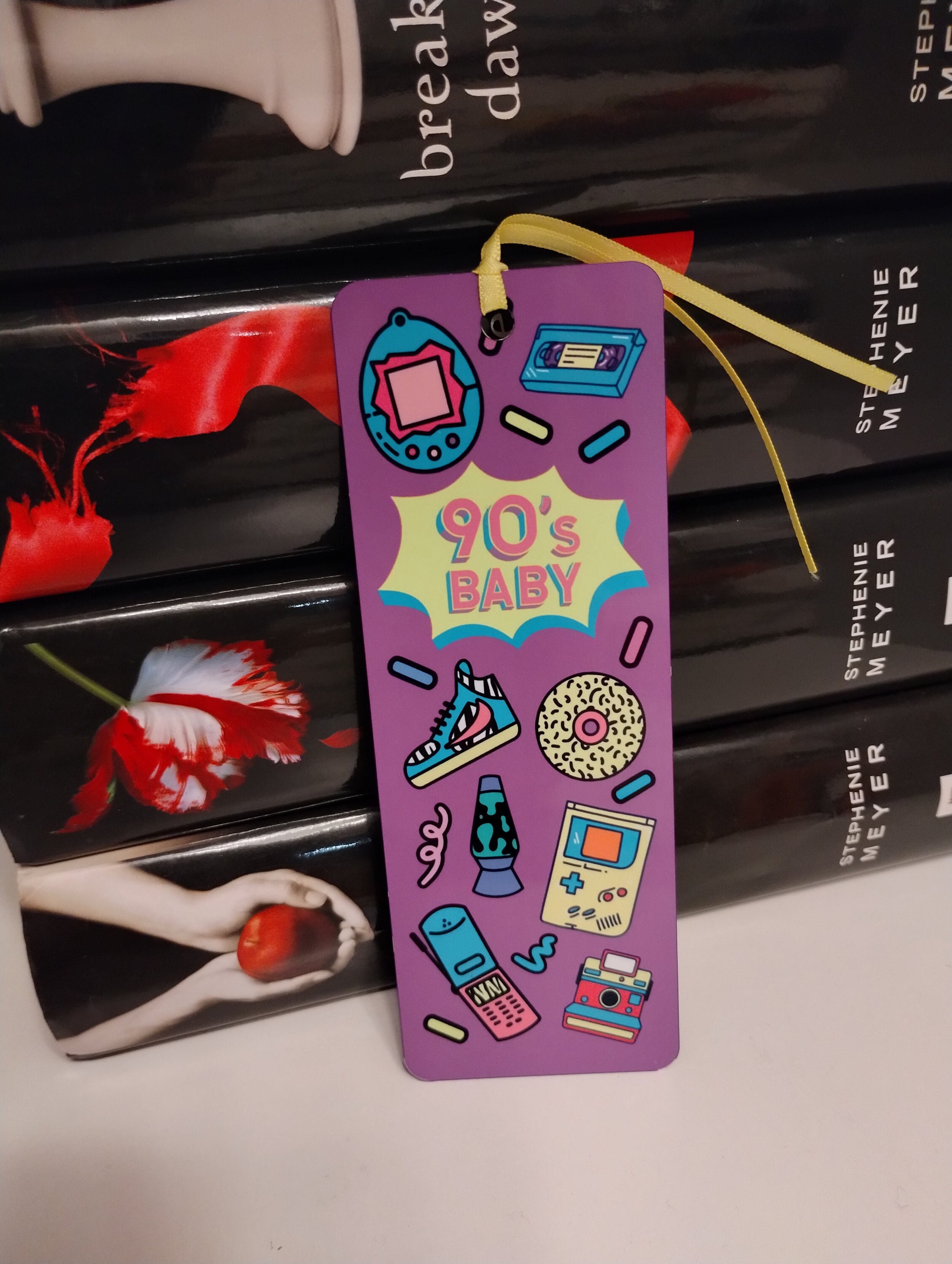 90's Baby Bookmark, Metal, Two-sided, Book Nerd, Bookish Gifts, Custom ...