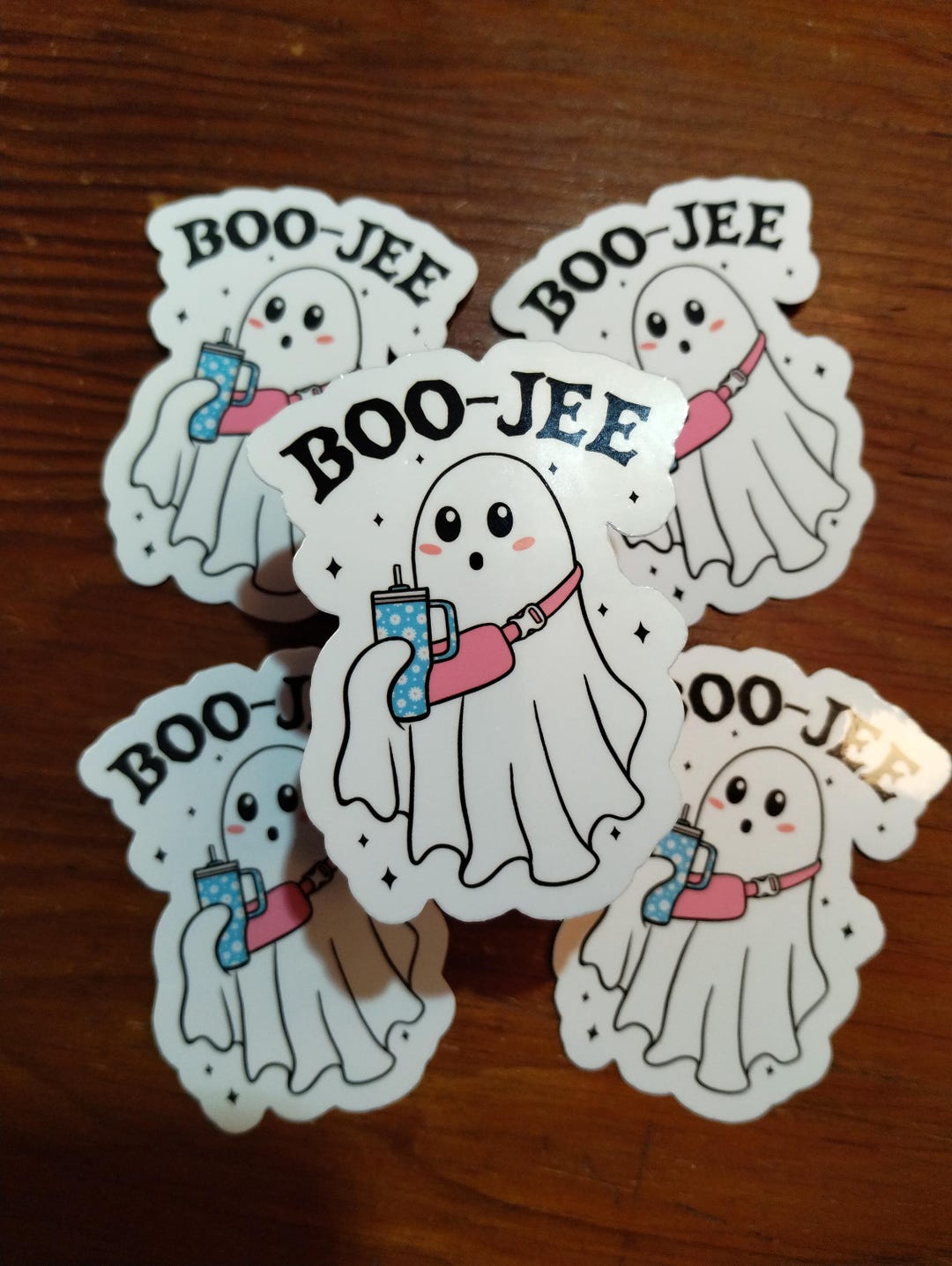 Boo-jee Ghost Sticker, Bougie Boujee Play on Words, Funny Ghost ...