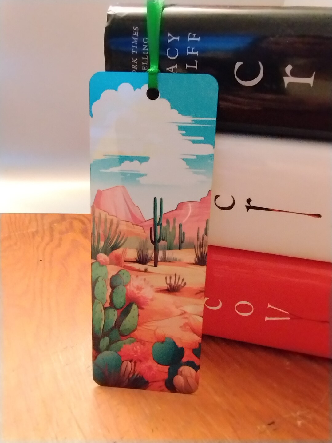 Western Bookmark, Metal, Double Sided, Book Nerd, Bookish Gifts, Desert ...
