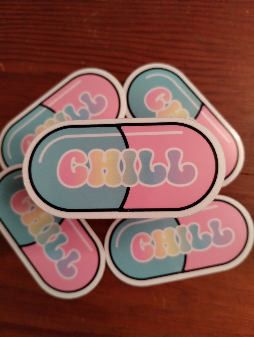 Chill Pill Sticker, Funny Nurse and Doctor Gifts, Water Resistant ...
