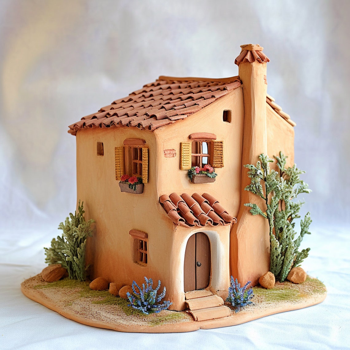 Handcrafted Clay Miniature Houses - Etsy