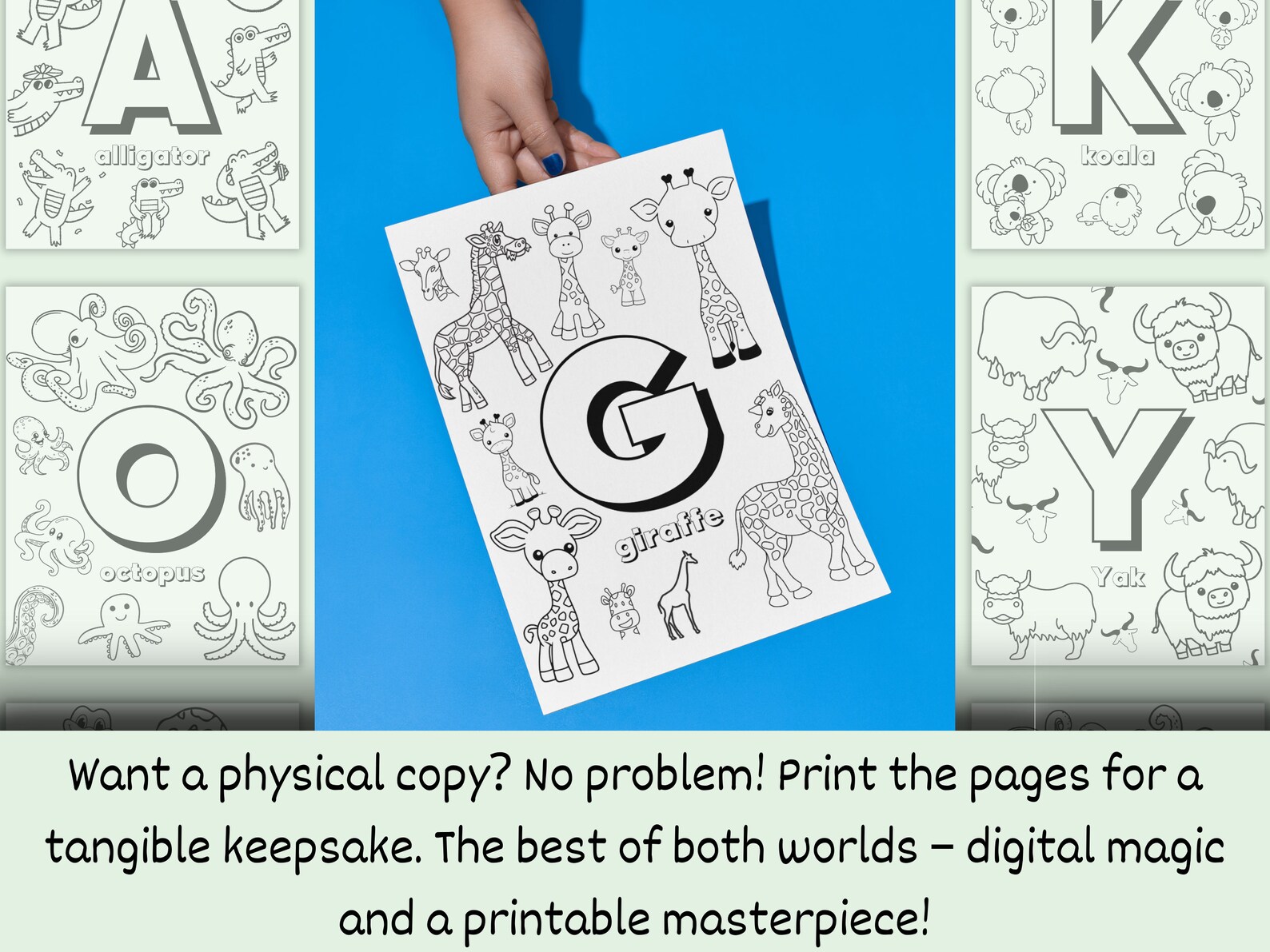 Alphabet Animal Adventures: Coloring Pages | Alphabet Worksheets ...