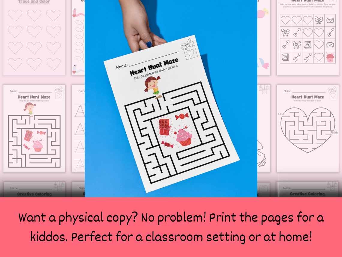 Preschool Valentine Activities | Preschool Worksheets, Toddler Busy ...