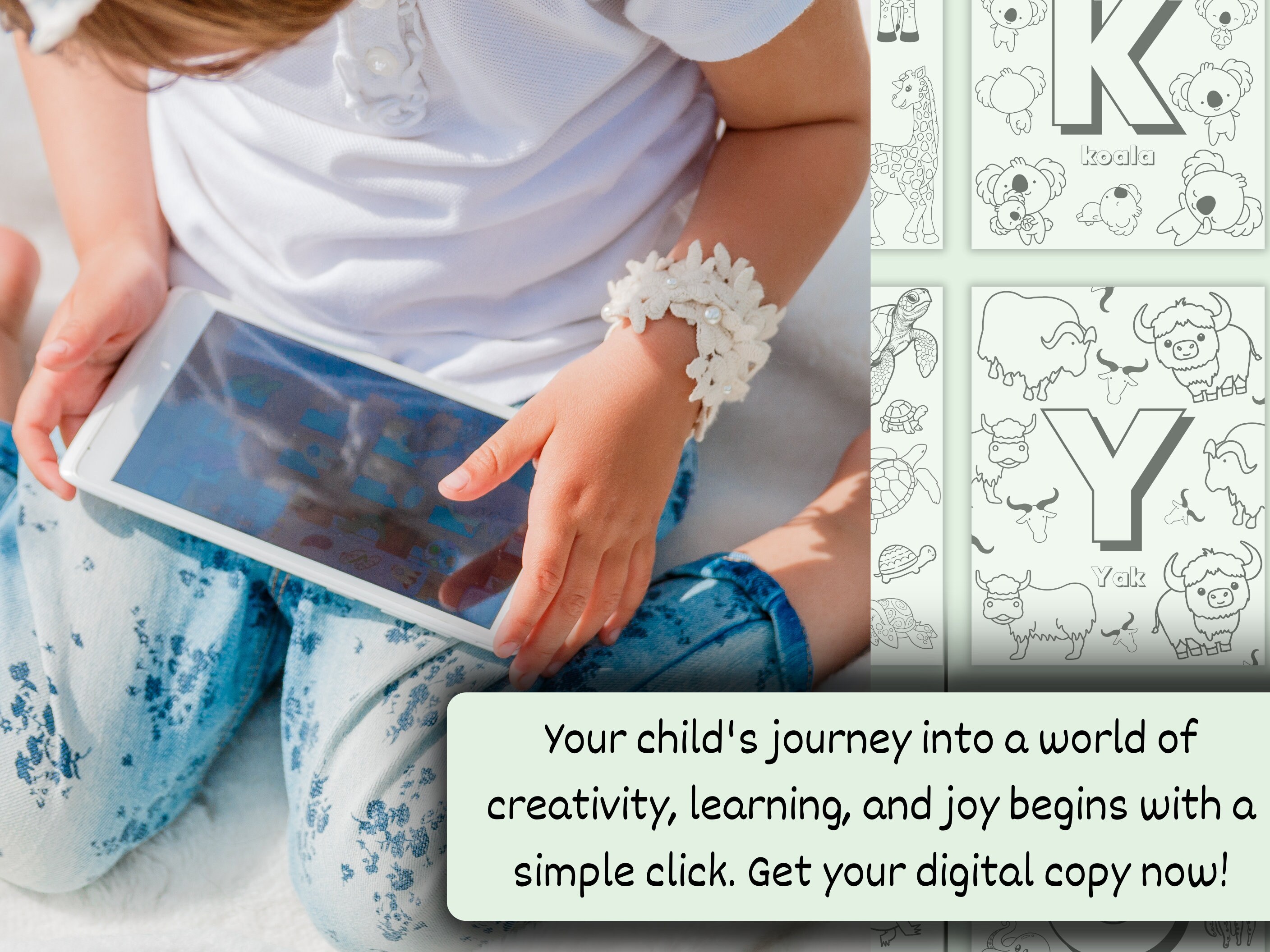 Alphabet Animal Adventures: Coloring Pages | Alphabet Worksheets ...