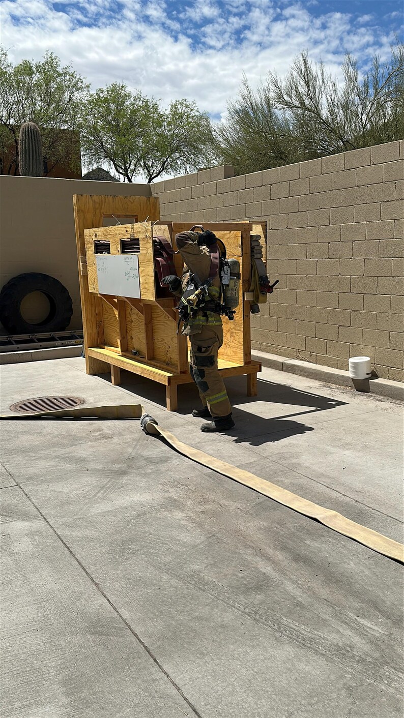 Firefighters Training Prop With Denver Drill and Hose Pull. - Etsy