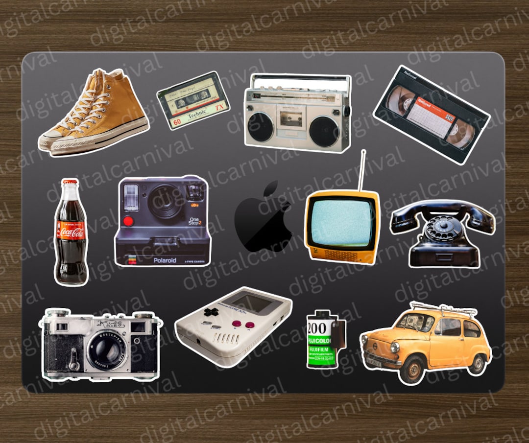 90s Sticker Printable 90s Stickers 90s Kids 1990s Design Ready to Print ...