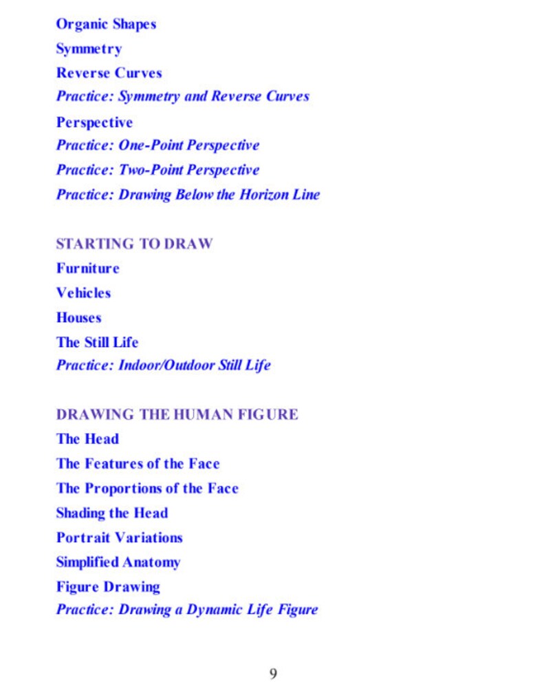 Basic Drawing Made Amazingly Easy (learning Material)500 Pages - Etsy