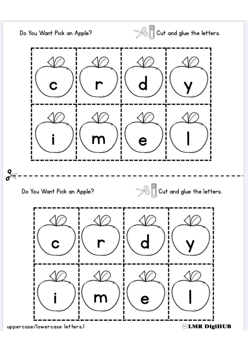 Alphabet Match up Flash Card Activity PDF Editable Ready-to-print - Etsy