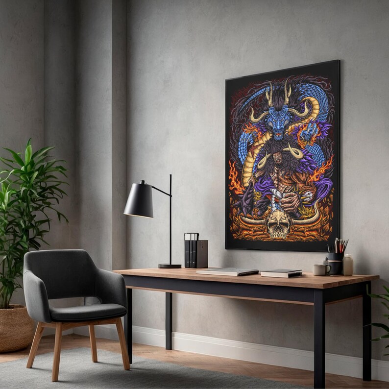 Anime Brothers Dragon Poster | HD Illustration (digital Download) - Etsy