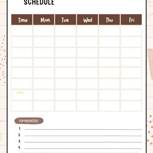 Teacher'planner Canva Template Editable - Etsy