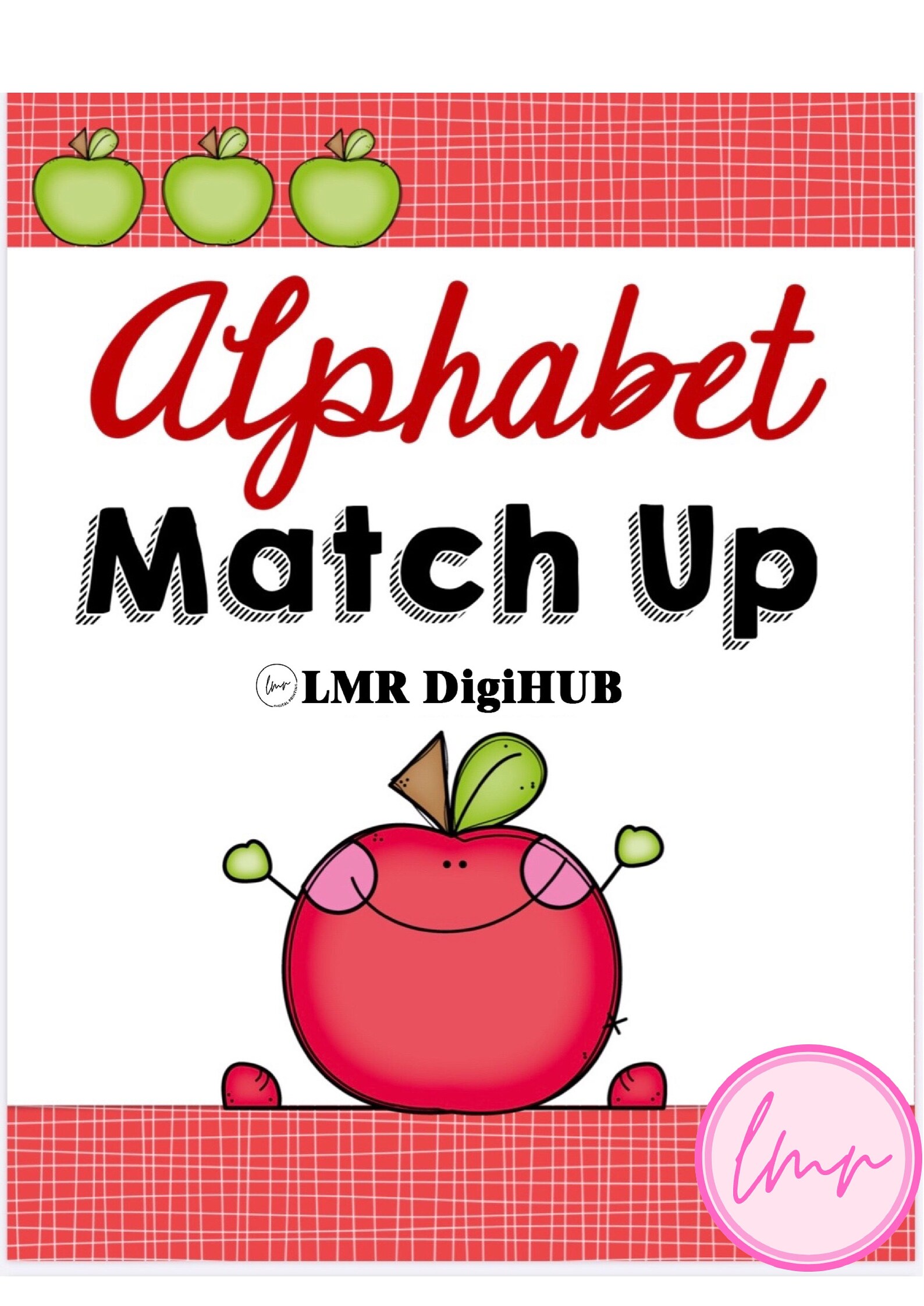 Alphabet Match up Flash Card Activity PDF Editable Ready-to-print - Etsy