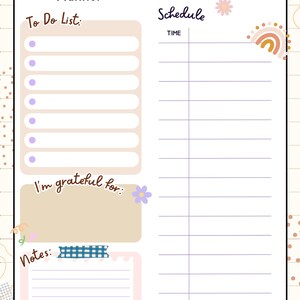 Teacher'planner Canva Template Editable - Etsy