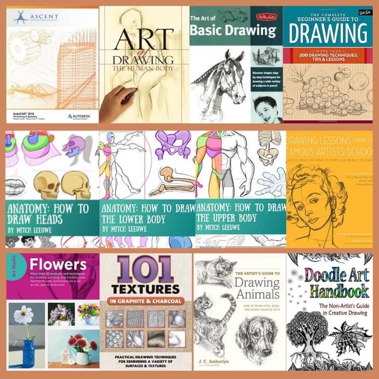 DRAWING LEARNING MATERIALS Access More the 500 Drawing E-books Learn How to Draw - Etsy