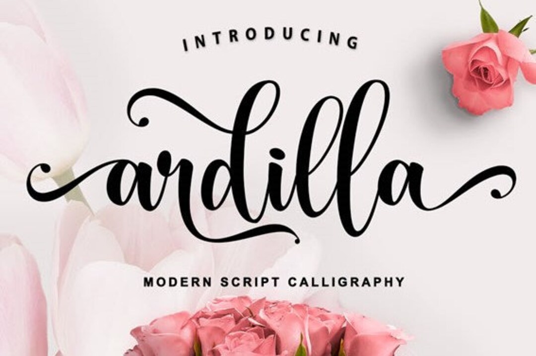 Ardilla Font Font, Beautiful Font, Cricut Font, Script Font, Vintage ...
