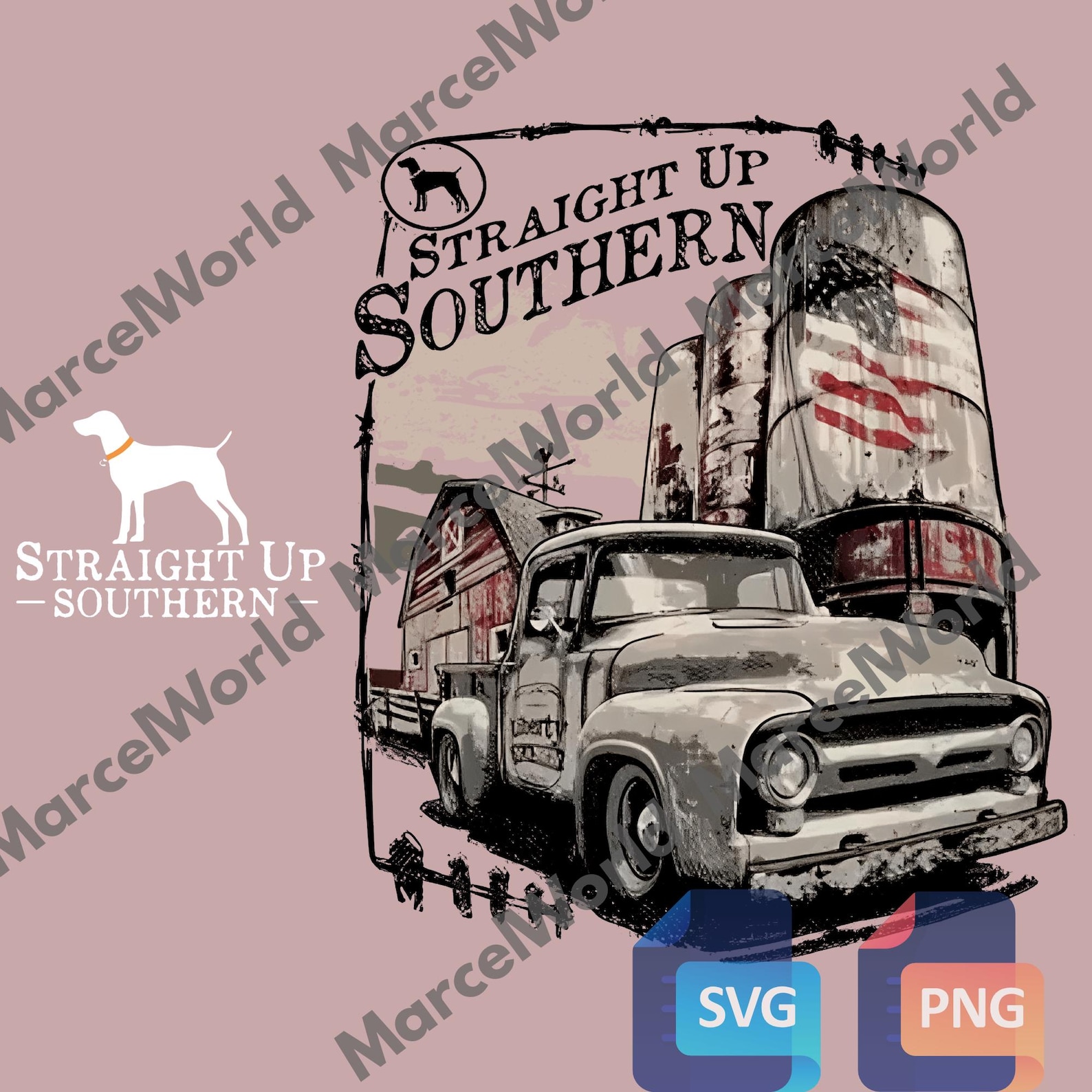 Vintage Straight up Southern PNG, Southern Boy Hoodie, 50s Pickup Truck ...