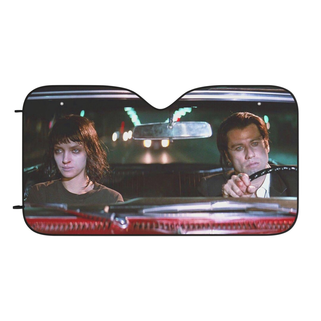 Tarantino Pulp Fiction Car Sun Shade, Cinematic Auto UV Protector ...