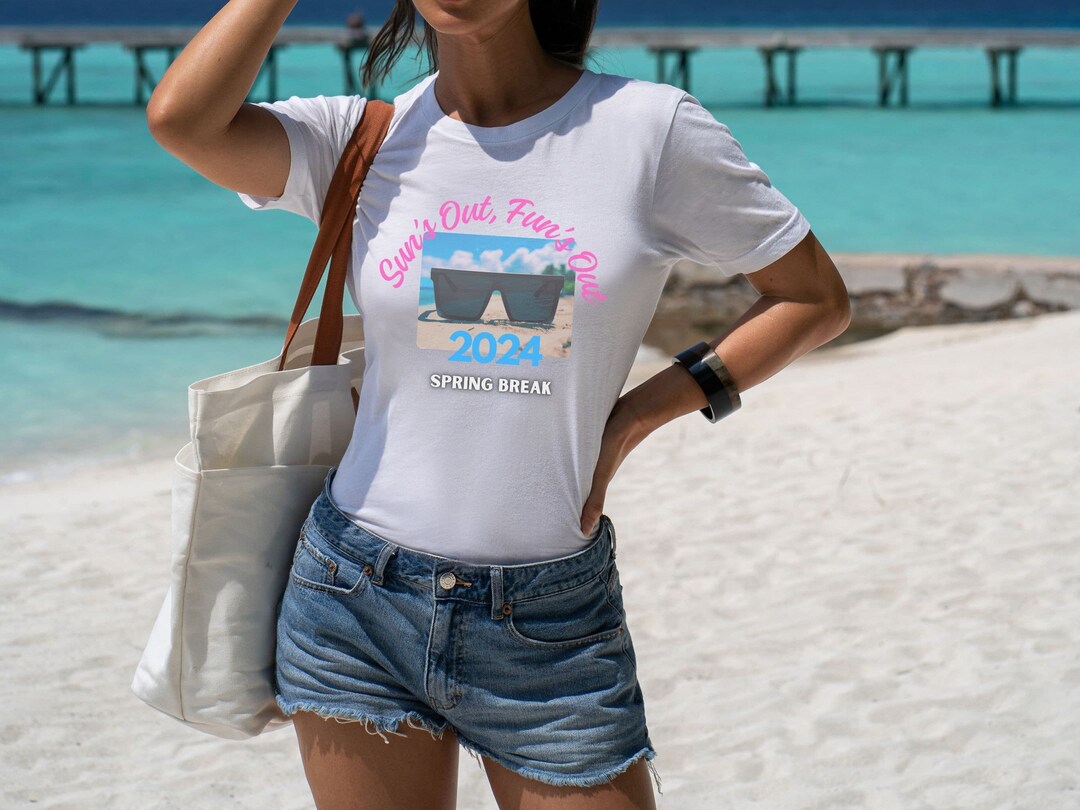 Spring Break Tshirt SVG Vacation Shirt Beach T-shirt, Spring Break 2024 ...