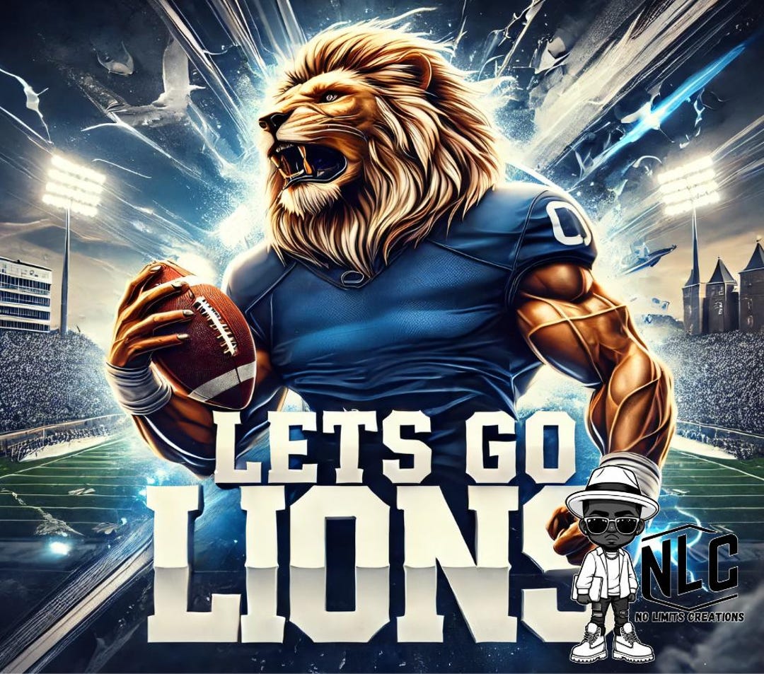 Let's Go Lions 20oz Tumbler Wrap Digital File - Etsy