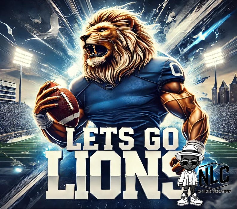 Let's Go Lions 20oz Tumbler Wrap Digital File - Etsy