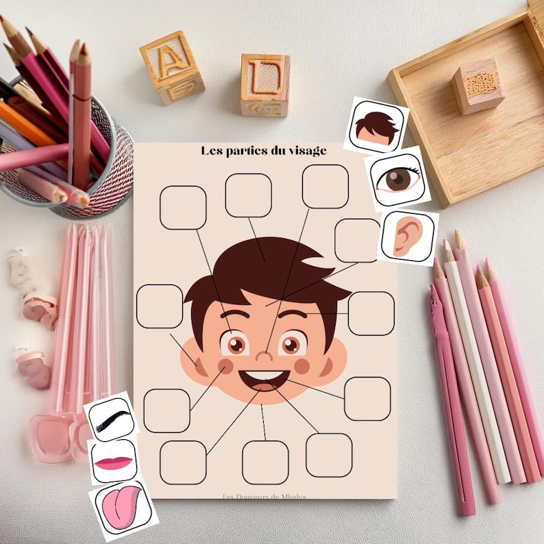 Parts of the Face - Etsy