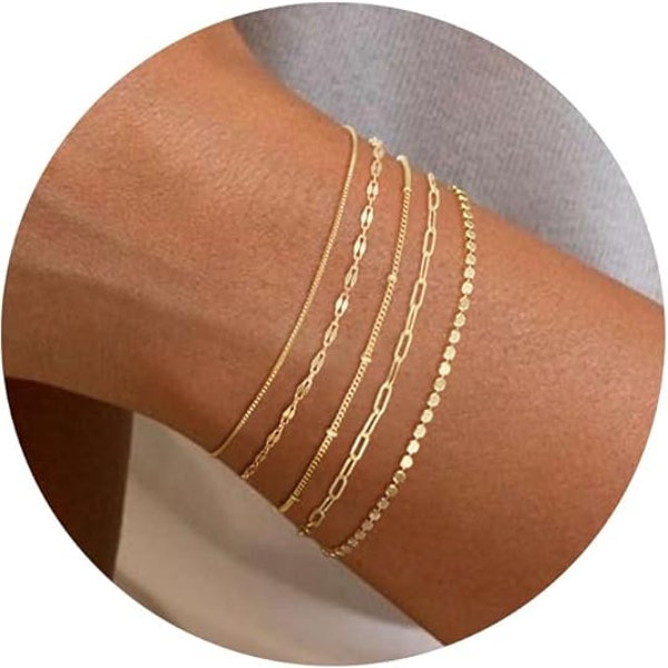 Gold Bracelet Stack - Etsy