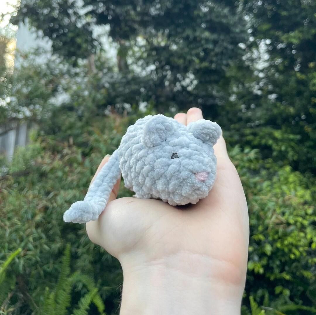 Handmade Crochet Mouse Plushie - Etsy