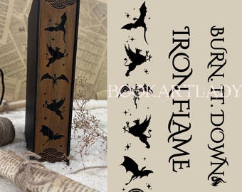 Digital File Reckless Stencil for DIY Book Sprayed Edges - Etsy