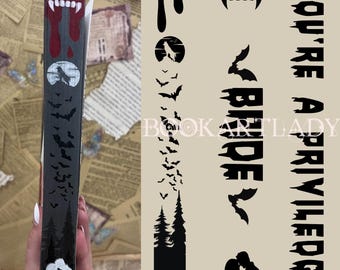 Digital File Reckless Stencil for DIY Book Sprayed Edges - Etsy