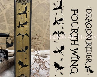 Digital File Reckless Stencil for DIY Book Sprayed Edges - Etsy