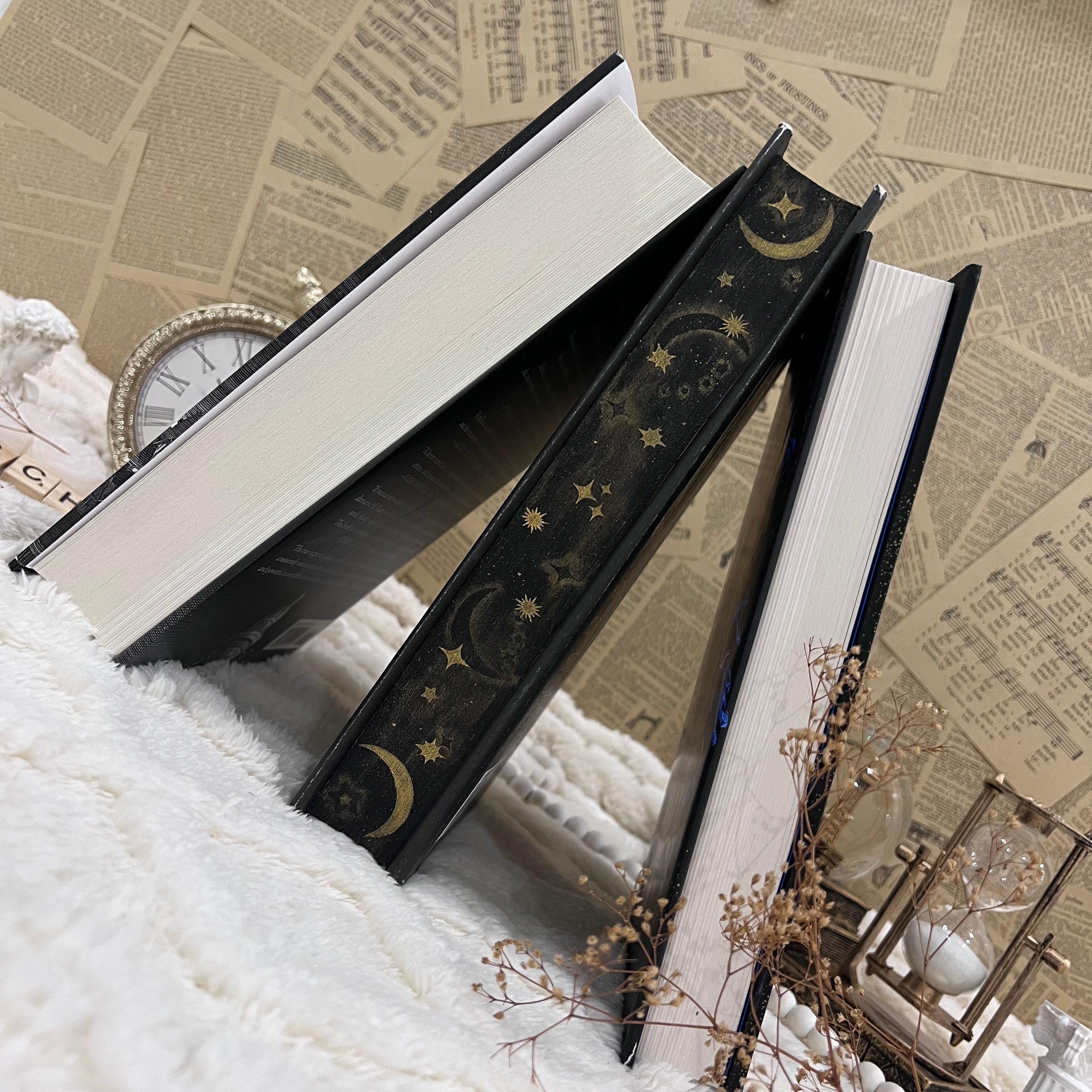 V.E. Schwab the Invisible Life of Addie Larue: Hand Painted Book Edge ...