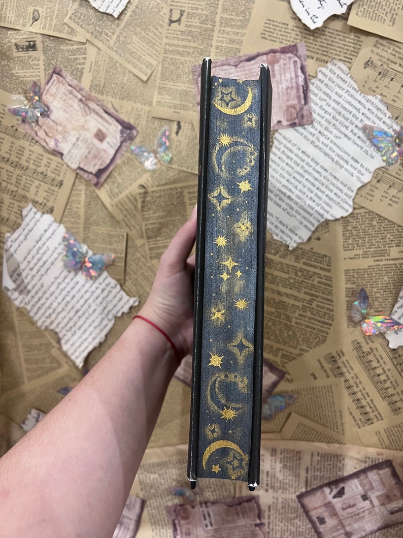 V.E. Schwab the Invisible Life of Addie Larue: Hand Painted Book Edge ...