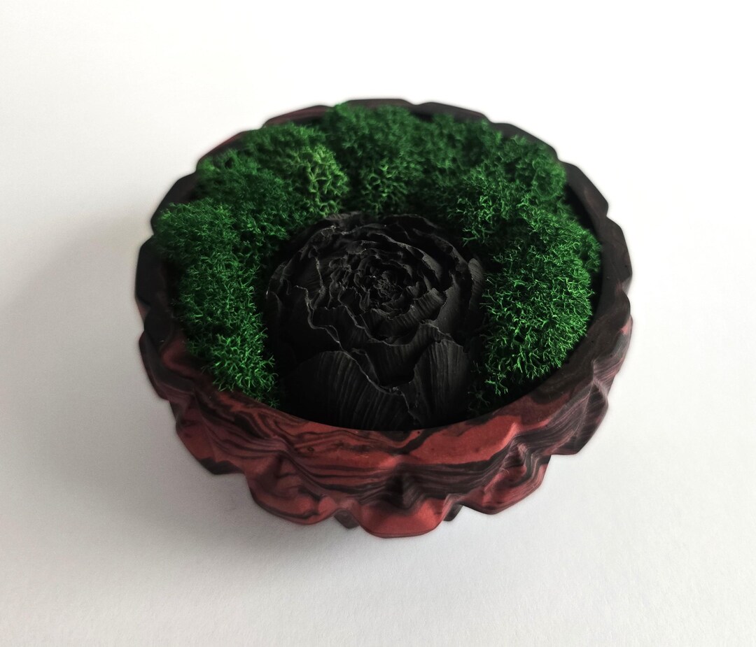 Passive Diffuser, Moss Art, Flower Shape Diffuser, Flower Aroma Stone ...