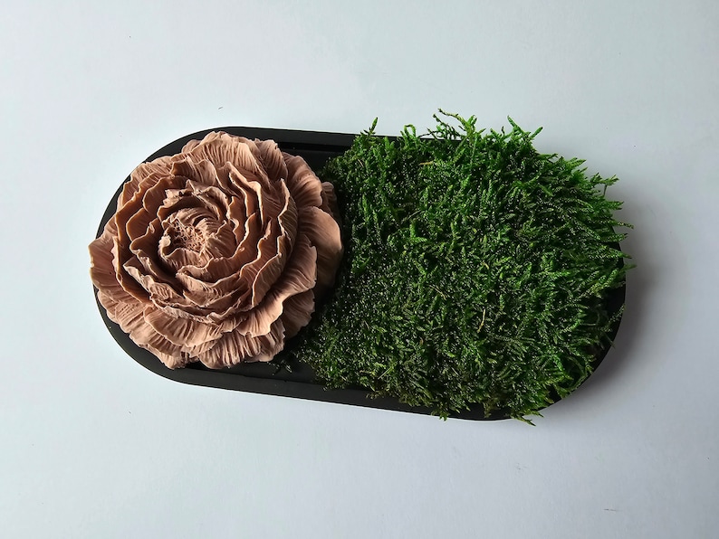 Passive Diffuser, Moss Art, Flower Shape Diffuser, Flower Aroma Stone ...