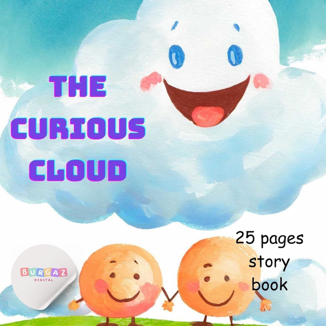 Curious Cloud, Special Children's Book, Children's Story Book, Story Book, Children's ...