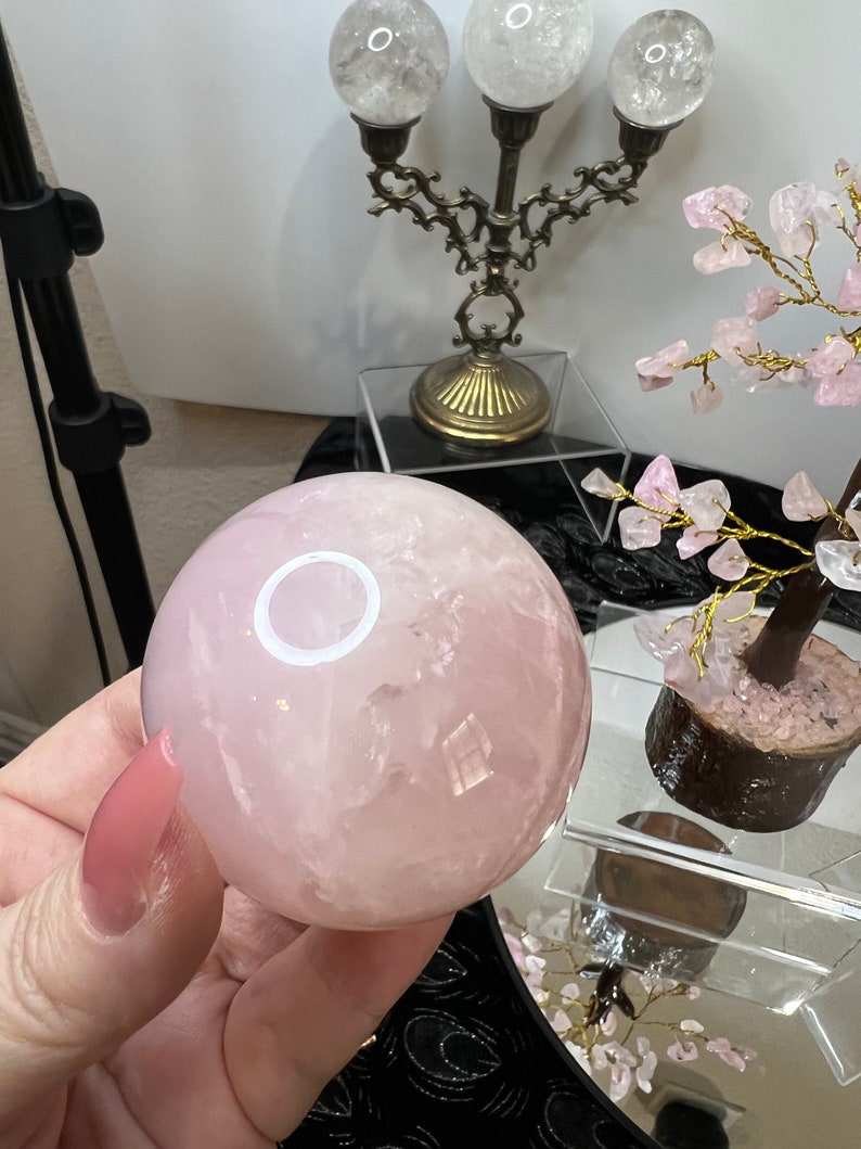 This Stunning Set Features a Beautiful Rose Quartz Bowl, a Delicate ...