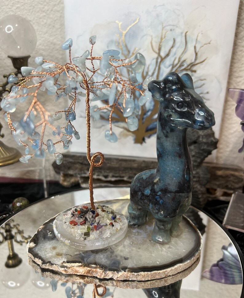 Cutie Rare Trolleite Giraffe With a Beautiful Slab and Aquamarine Money ...