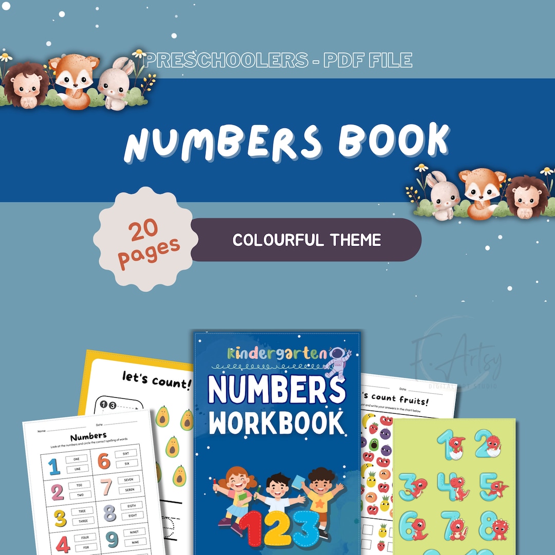 Colorful Counting: Numbers Colouring Adventure for Kids Interactive ...