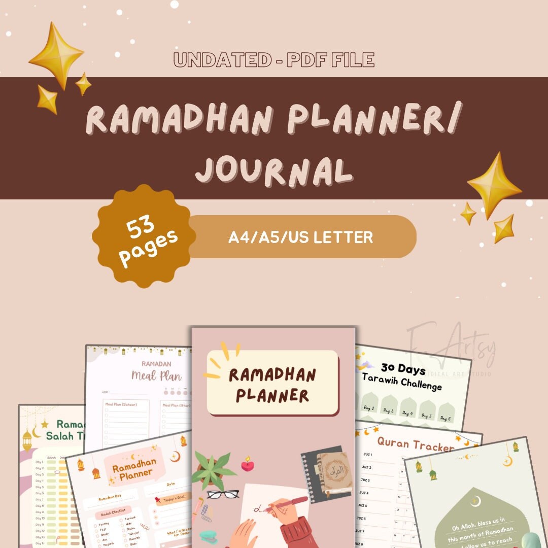 Ramadhan Digital Planner Ramadhan Organizer Islamic Aesthetic Journal ...