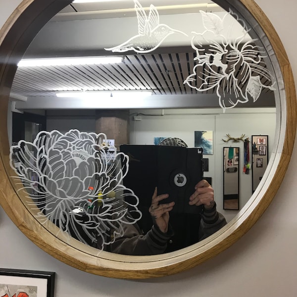 Engraved Mirror - Etsy UK