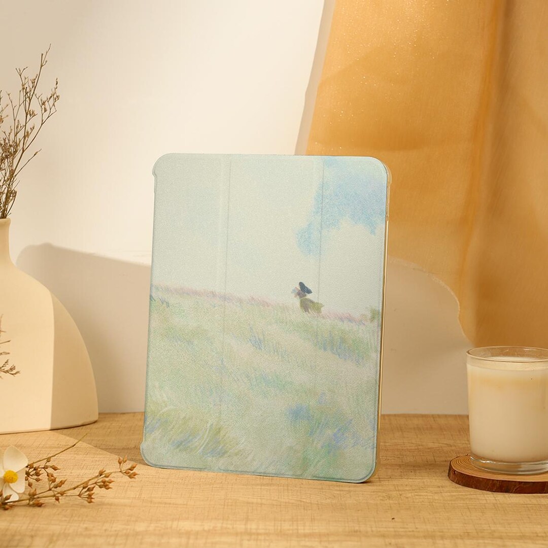 Girl Oil Painting iPad Case,ipad Air Case for 13"/11"ipad Pro 2024,13 ...