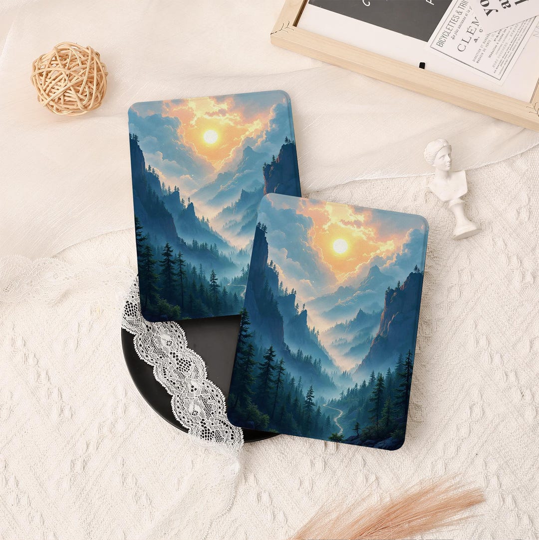 Mountain Blue Kindle Paperwhite Case,custom Kindle Paperwhite Kobo ...