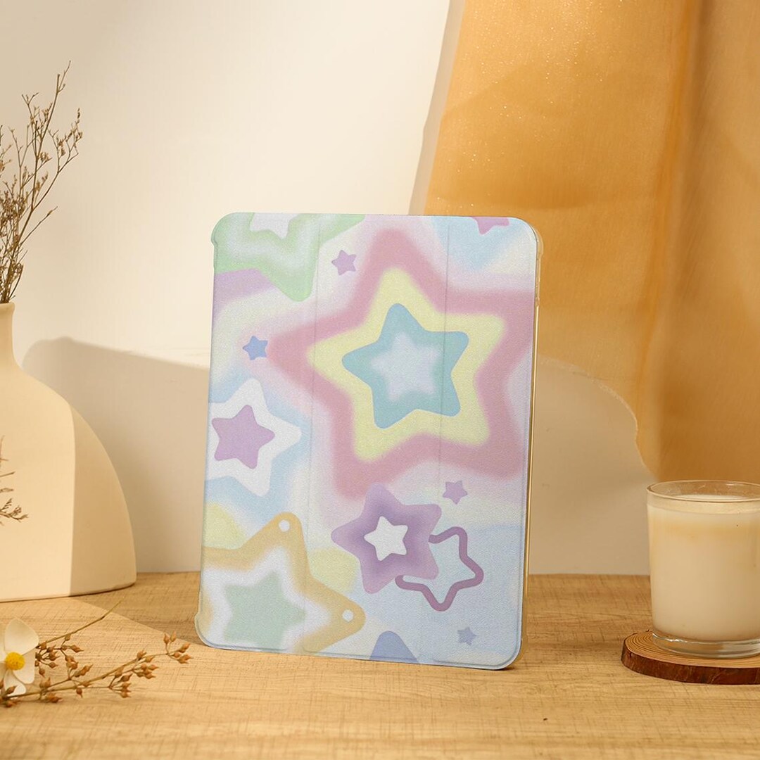 Colorful Stars iPad Case,ipad Air Case for 13"/11"ipad Pro 2024,13"ipad ...