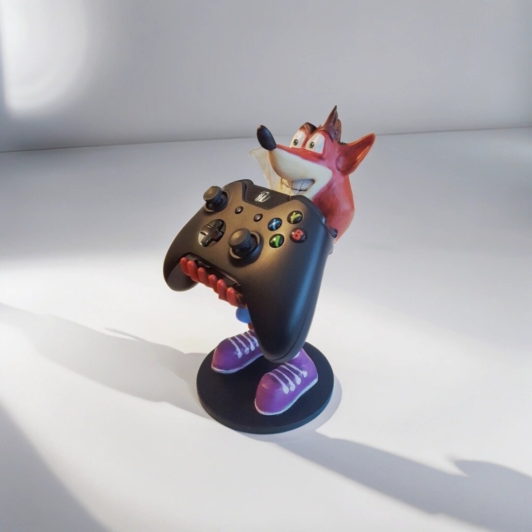 Crash Bandicoot Controller Stand STL 3D Printable Gaming Accessory ...