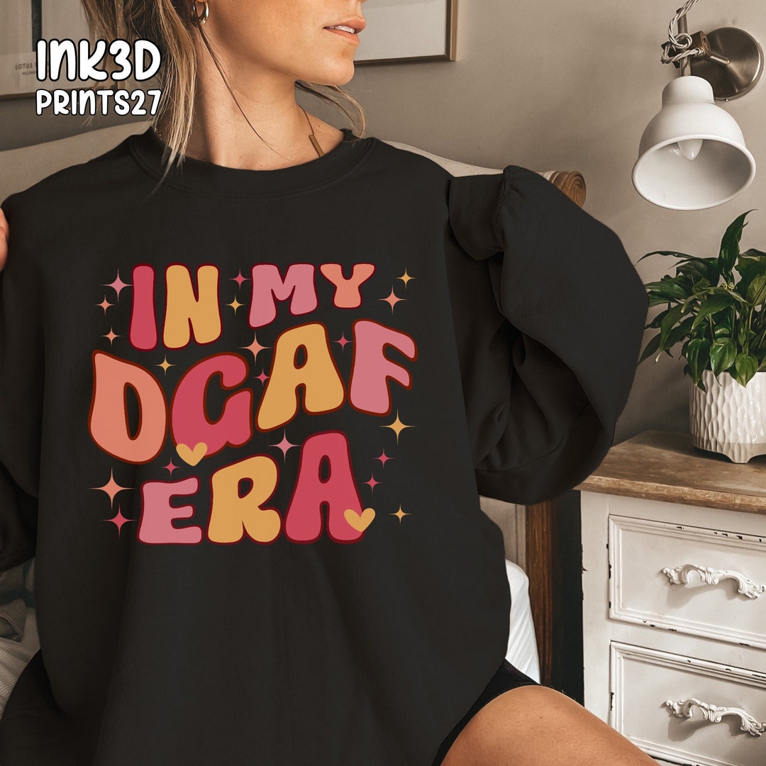 DGAF Era SVG, Badass Shirt, Badass PNG, Funny Shirt, Groovy Wavy Text ...